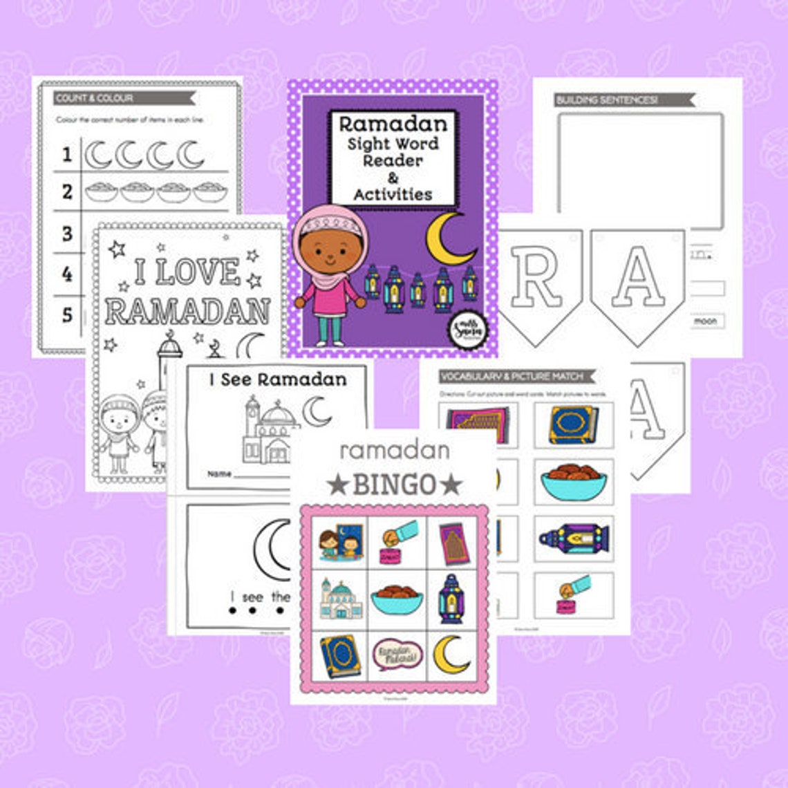 Ramadan Activity Pack Worksheet Printable Download - Etsy Denmark