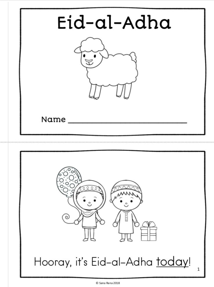 Eid-al-adha Activity Printable Download - Etsy