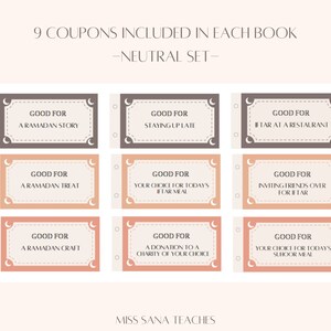 Ramadan Coupon Book Activity Printable Craft Eid Decoration Basket ...