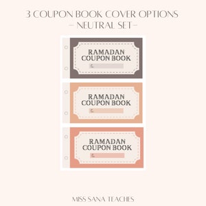 Ramadan Coupon Book Activity Printable Craft Eid Decoration Basket ...
