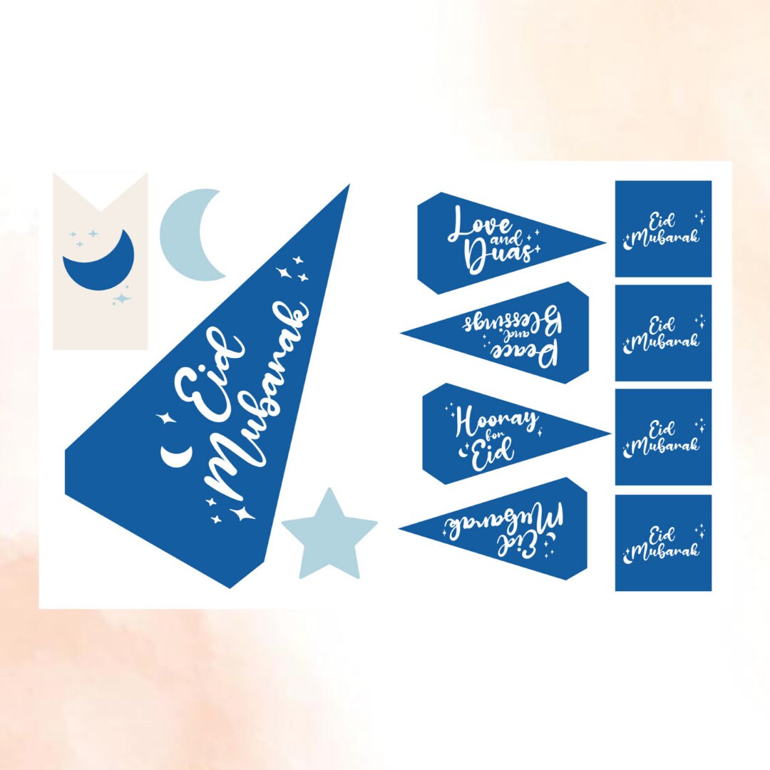 Eid Pennant Flags and Tags - Etsy