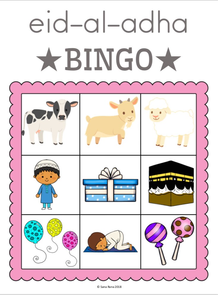 Eid-al-adha Activity Printable Download - Etsy