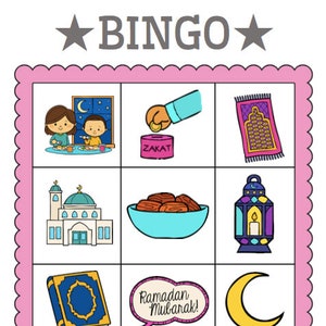 Ramadan Bingo Game - Etsy
