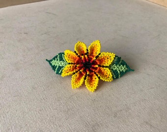 Beaded sunflower | Etsy