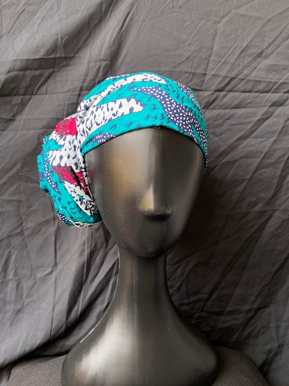 African Head Wrapafrican Wax Print Head Wrap Ankara Headwrap Etsy