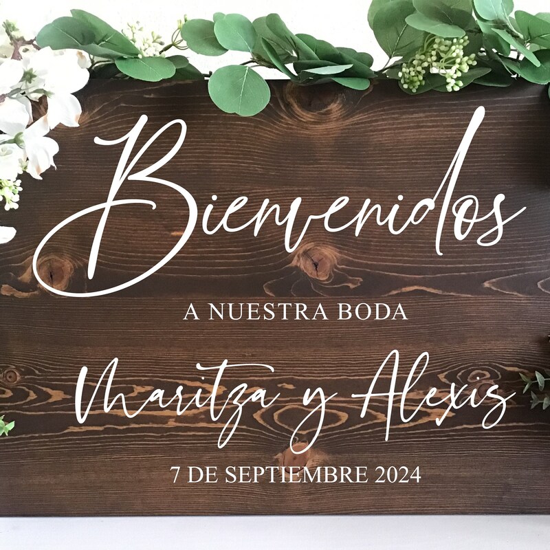 Spanish Welcome Sign - Etsy