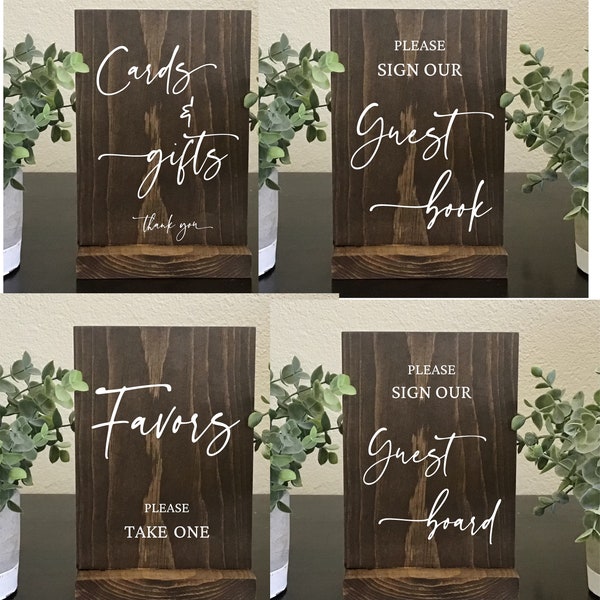Wedding Favors Card Signs - Etsy