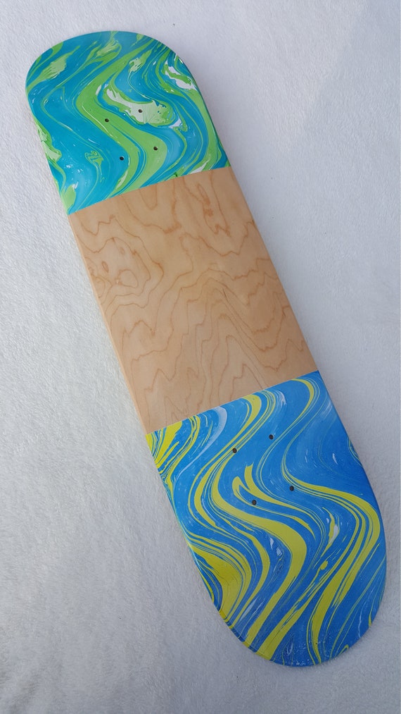8 Skateboard Swirl Deck nose/tail Print | Etsy UK