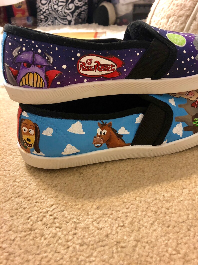 Custom Disney Shoes Toy Story toms/vans/bobs/keds - Etsy UK