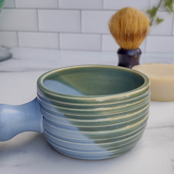 Pottery Shaving Mug - Etsy
