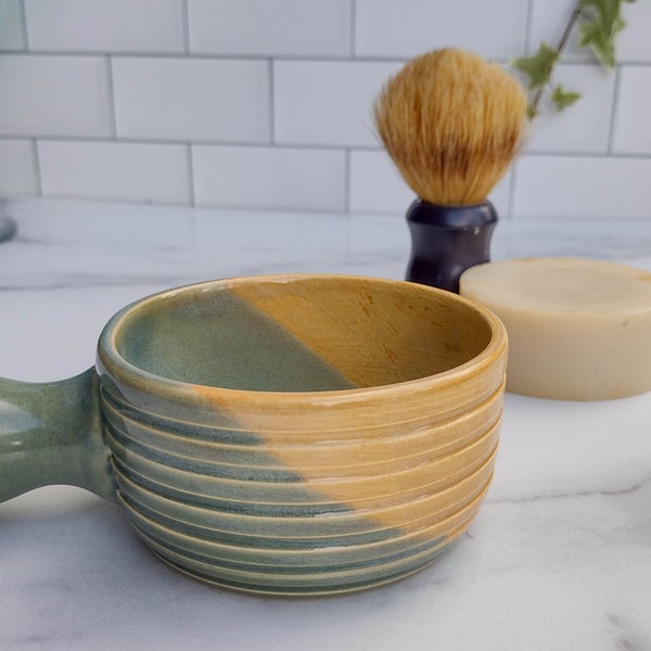 Pottery Shaving Mug - Etsy