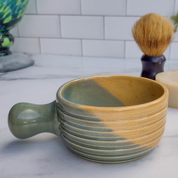 Pottery Shaving Mug - Etsy