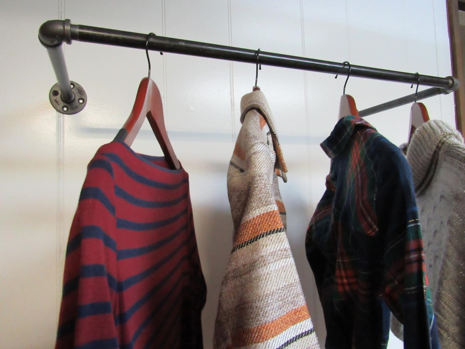 Industrial Laundry Room Drying Clothing Rack Clothing Bar - Etsy