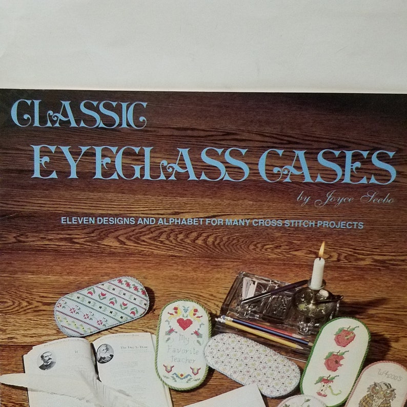 Eyeglass Case Cross Stitch Patterns Strawberry Charts Etsy