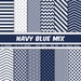 Navy Digital Paper Pack, Navy Blue Digital Scrapbook Paper, Navy ...