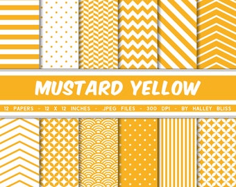 Moroccan Digital Paper: YELLOW Moroccan (Instant Download) - Etsy
