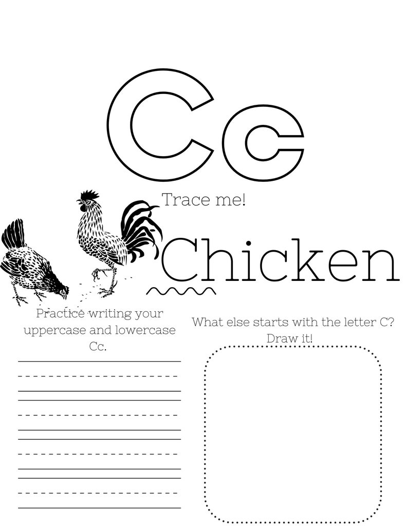 On the Farm Alphabet - Etsy