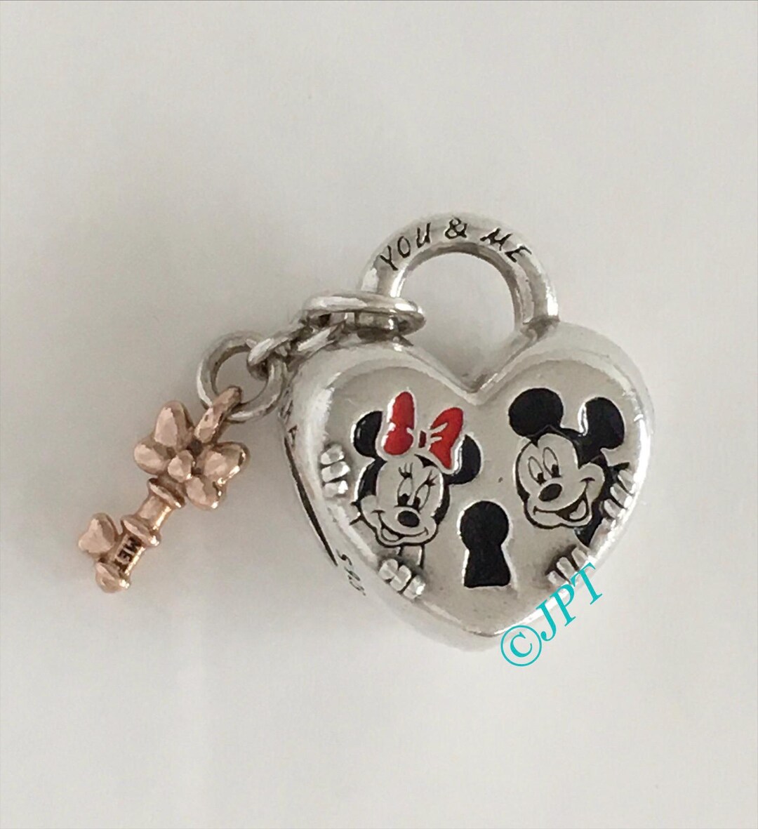 Pandora Disney Mickey and Minnie Mouse Padlock Charm Pandora Charm Free ...