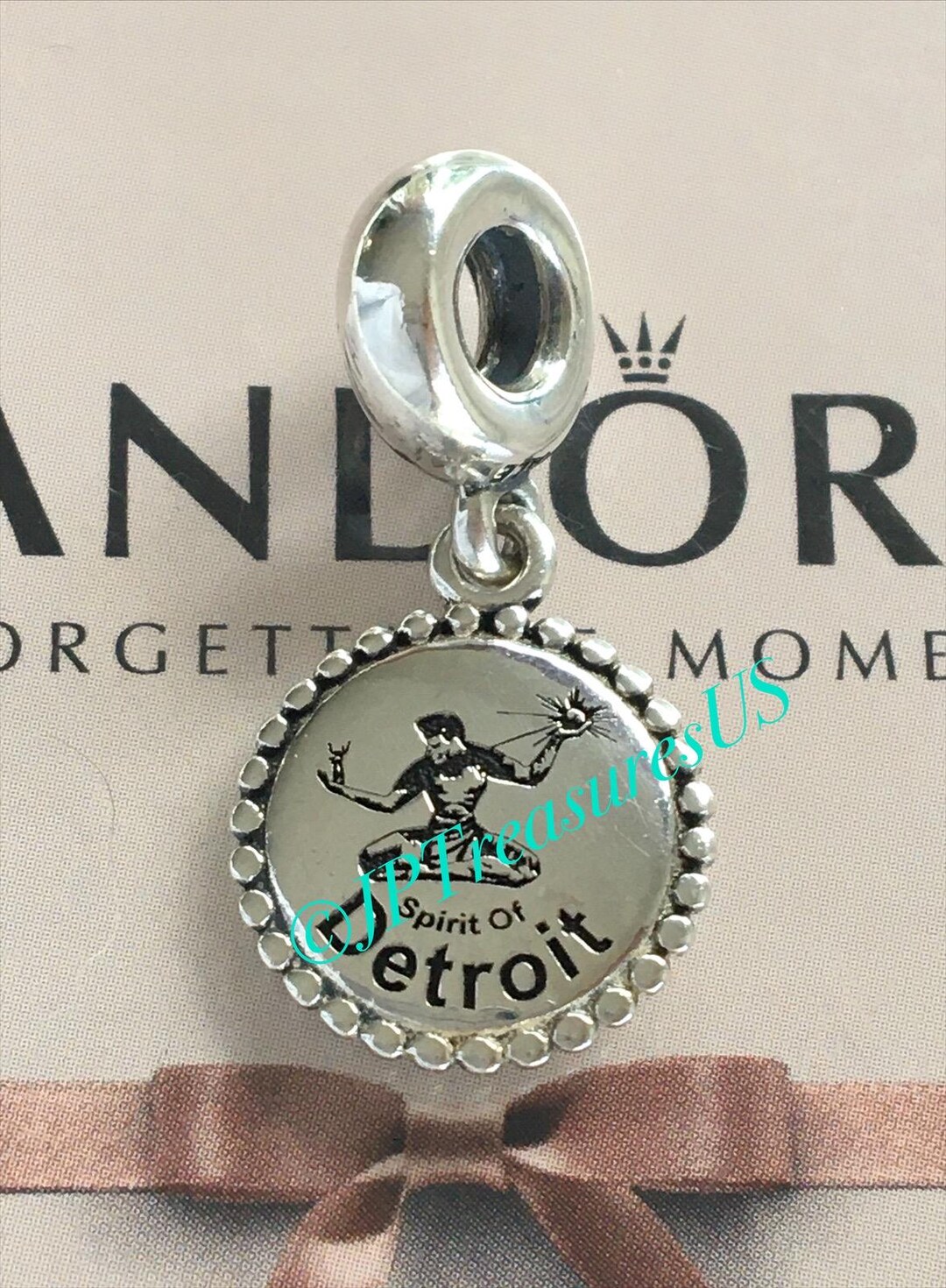 Authentic Pandora Spirit of Detroit Dangle Charm Pandora Exclusive ...