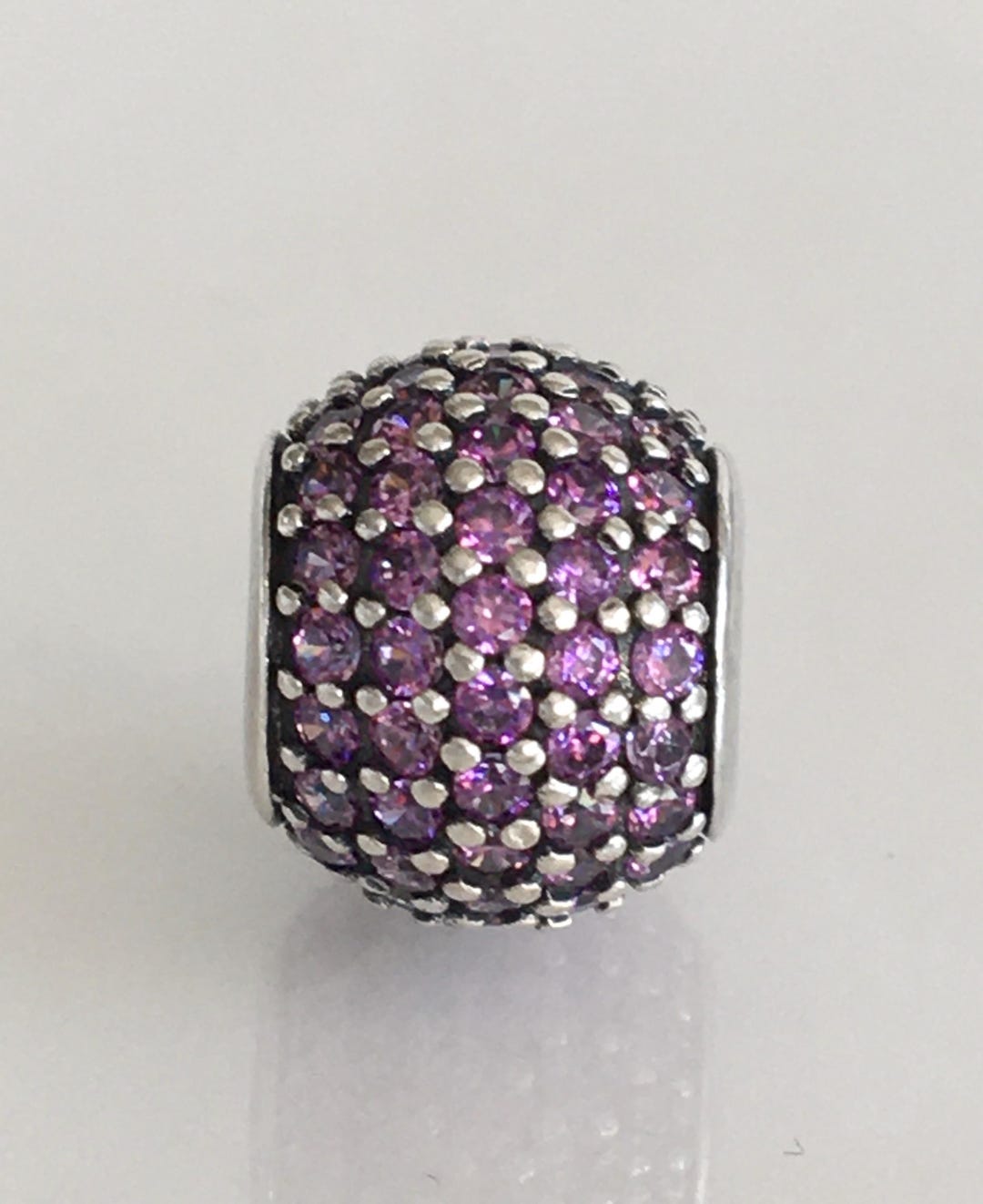Pandora Purple Pave Lights CZ Retired Pandora Charm Free Shipping - Etsy