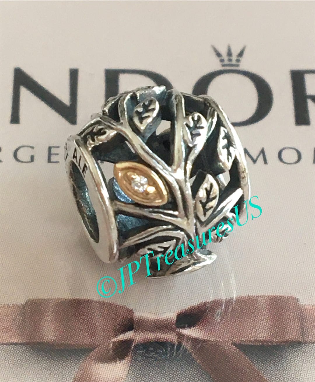 Authentic Pandora Tumbling Leaves Charm Retired Pandora Charm - Etsy