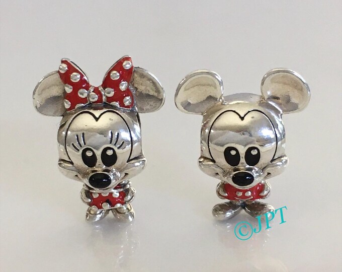Pandora Disney Mickey and Minnie Mouse Icon Charms Set Pandora Disney ...