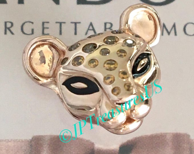 Authentic Pandora Rose Sparkling Lion Princess Charm Pandora Rose Gold ...