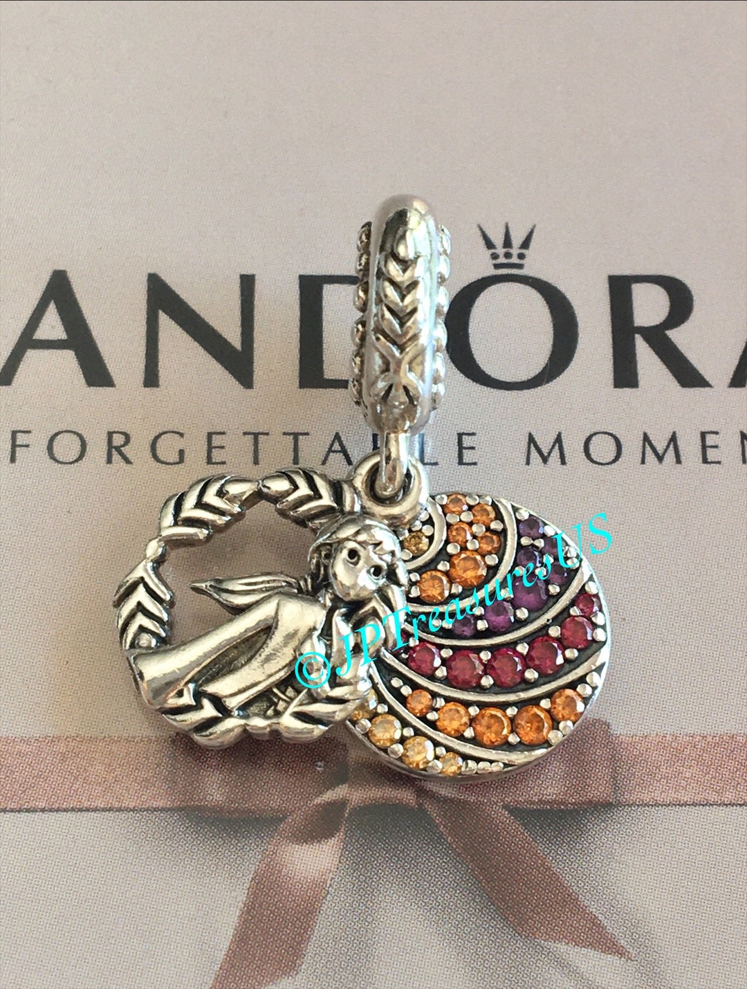 Authentic Pandora Disney Frozen Anna Fearless by Nature Charm With CZ ...