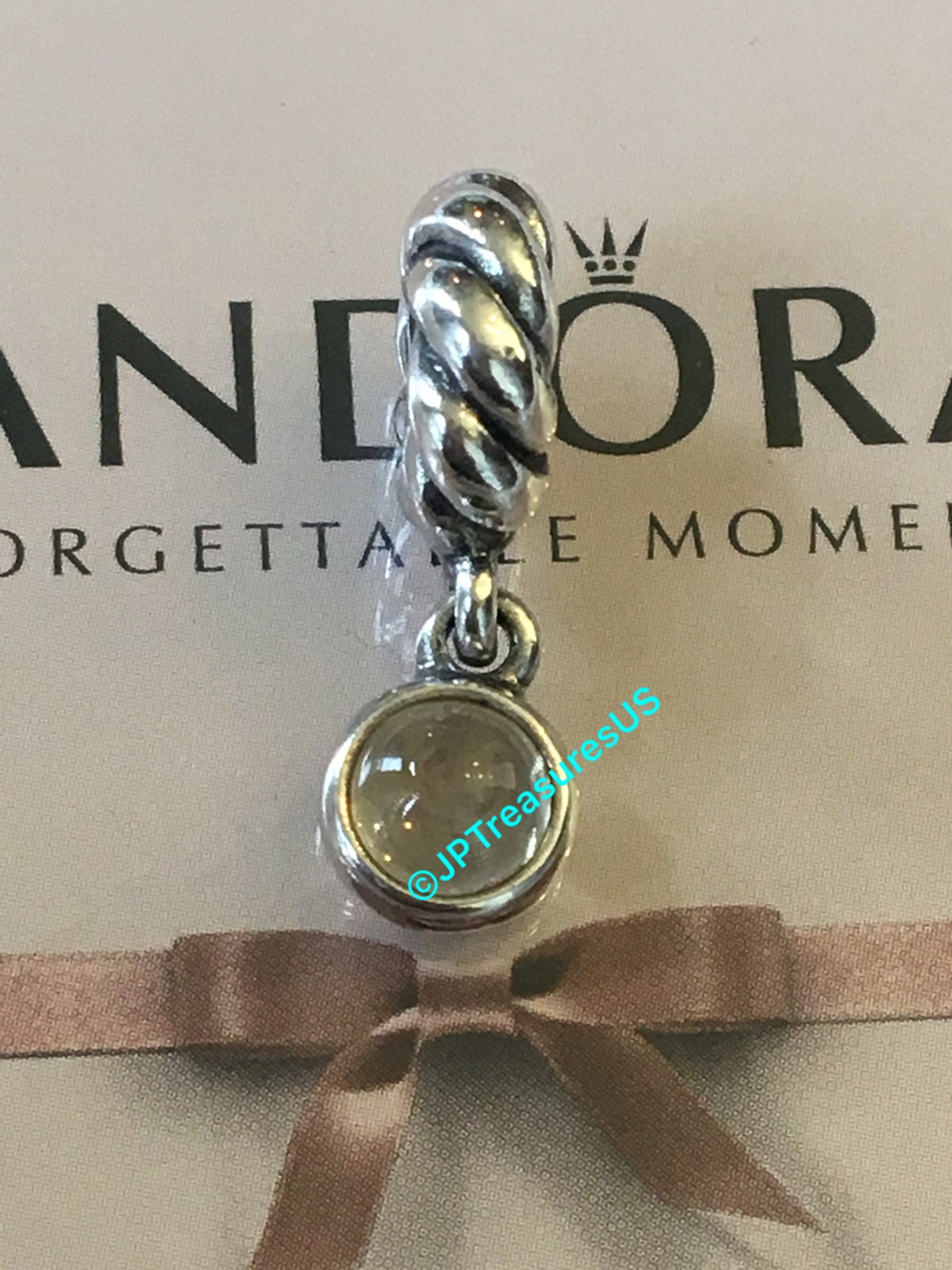 Authentic Pandora Passionately Lime Quartz Yellow Disc Dangle - Etsy