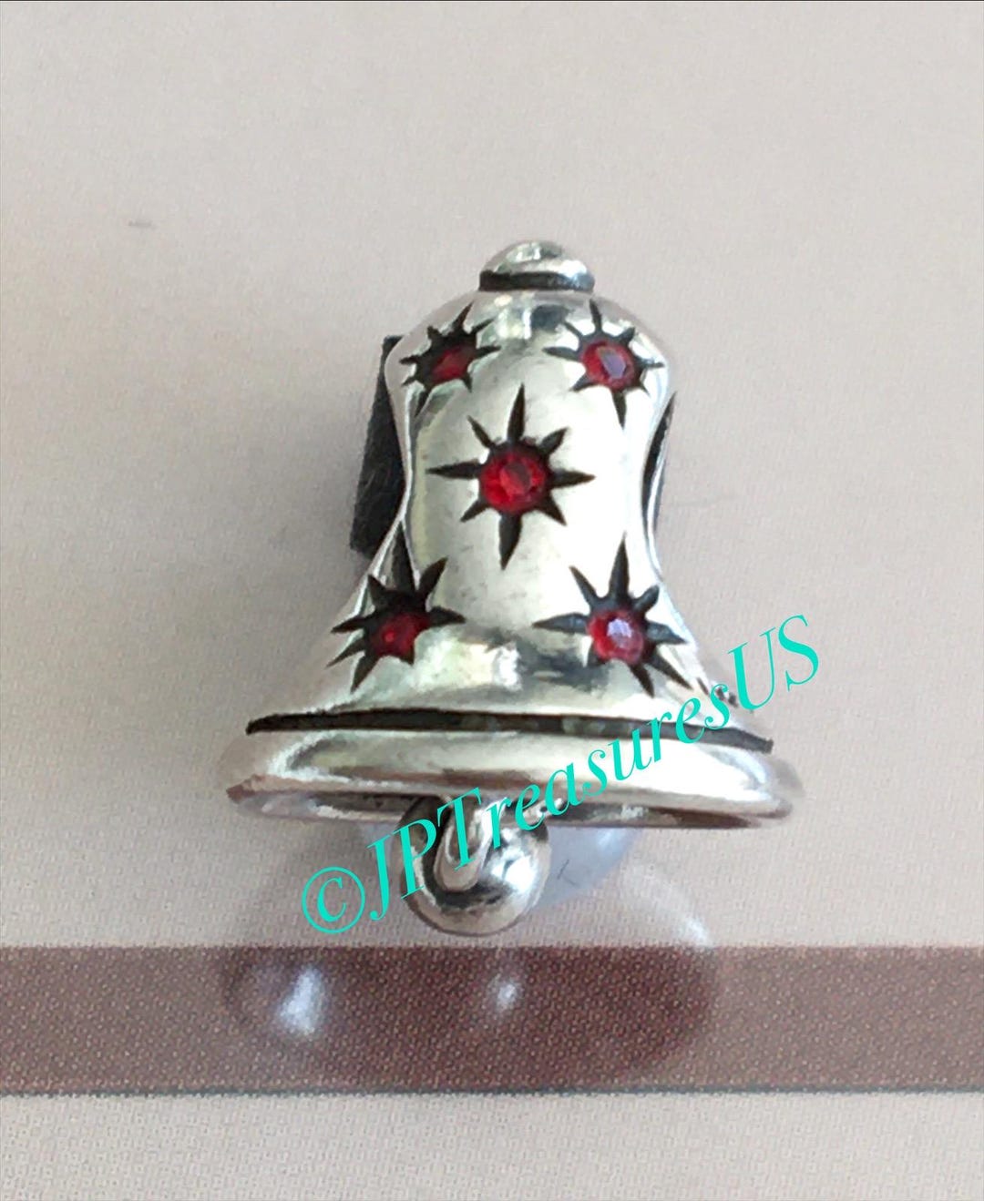 Authentic Chamilia Bell Limited Edition 2011 Red Swarovski Crystal ...