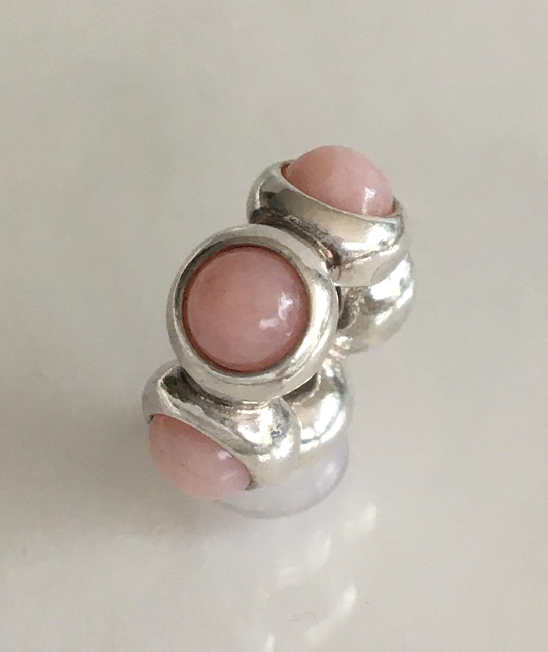 Pandora Pink Opal Cabochon Spacer Charm Retired Pandora Charm Free ...