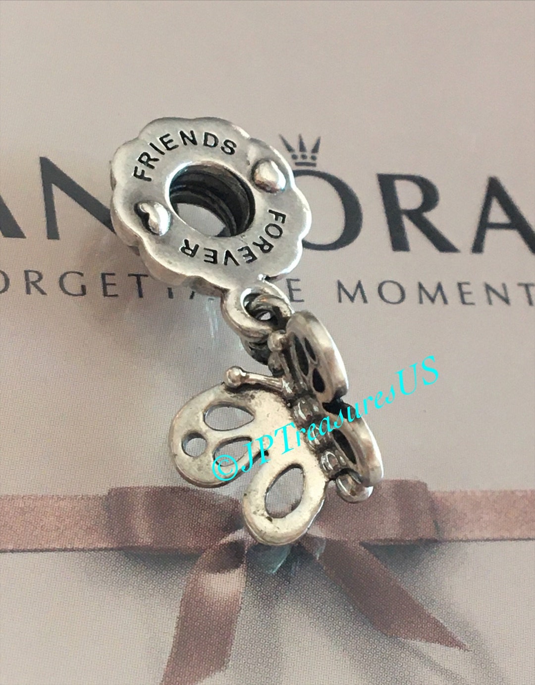 Authentic Pandora Best Friends Forever Dangle Charm Pandora Butterfly ...