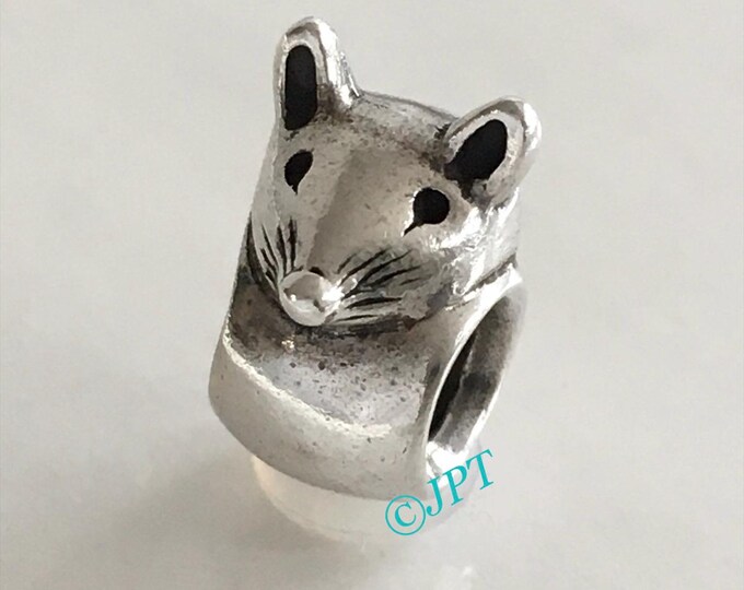 Pandora Mouse Rat Charm Rare Pandora Rat Charm Retired Pandora Charm ...