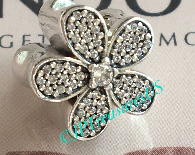 Authentic Pandora Dazzling Daisy Flower Charm Pandora Charm CZ Pandora ...