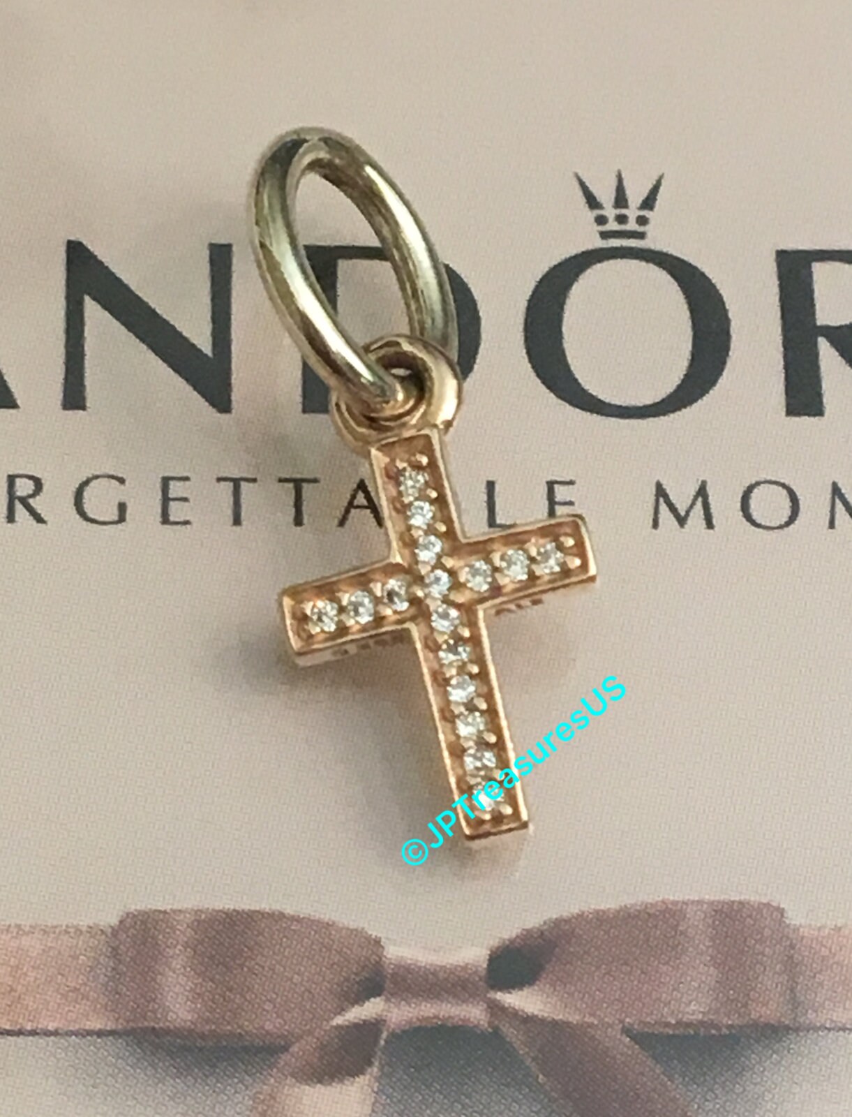 Pandora gold cross store