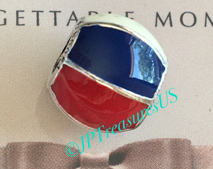 Authentic Pandora Beach Ball Enamel Charm Retired Pandora Charm Pandora ...
