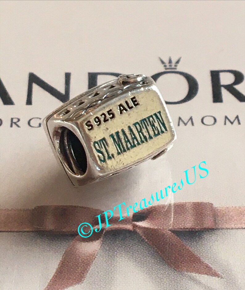 Authentic Pandora Cruise Ship St. Maarten Personalized Charm - Etsy