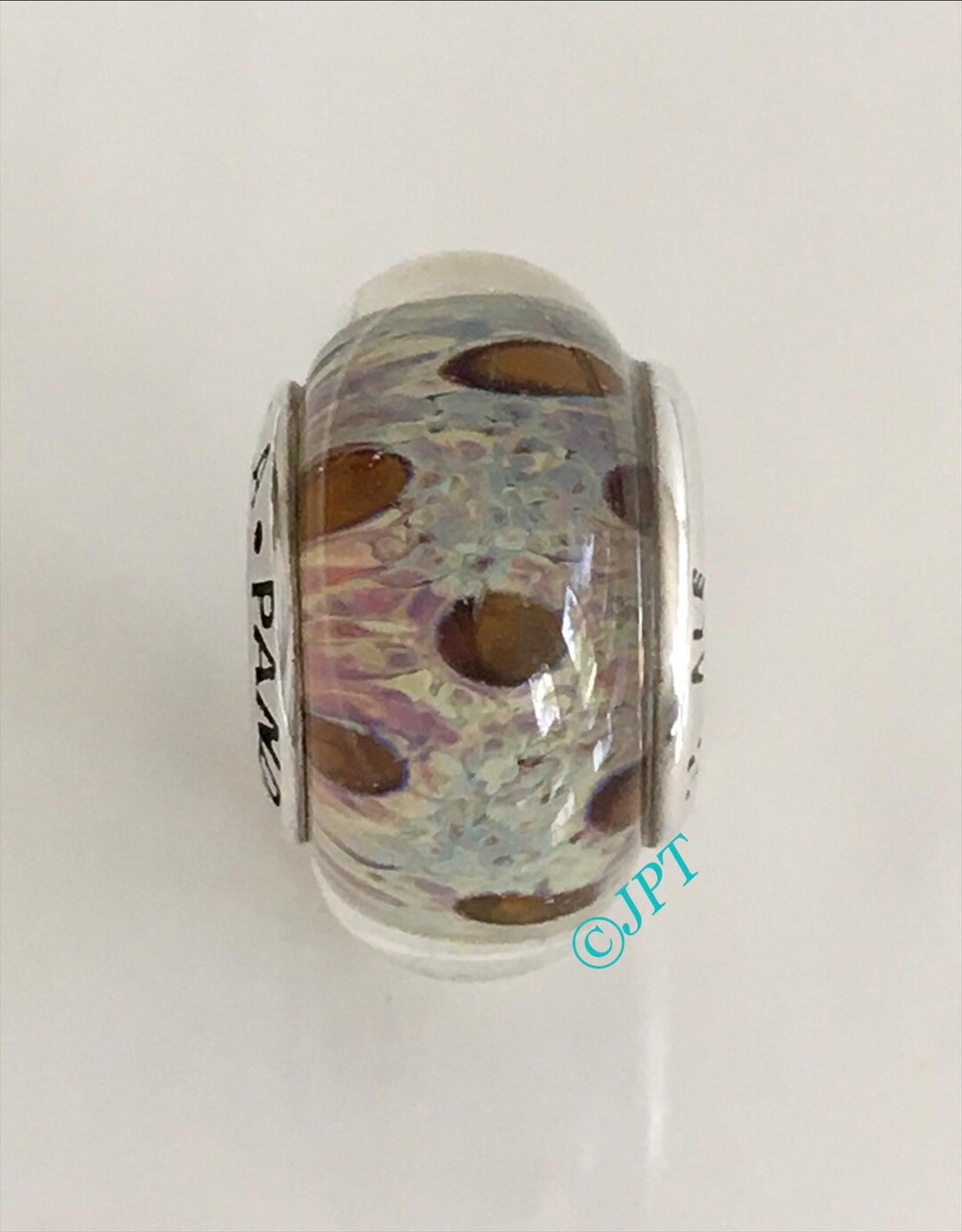 Pandora Leopard Bead Murano Glass Pandora Charm Retired Pandora Animal ...