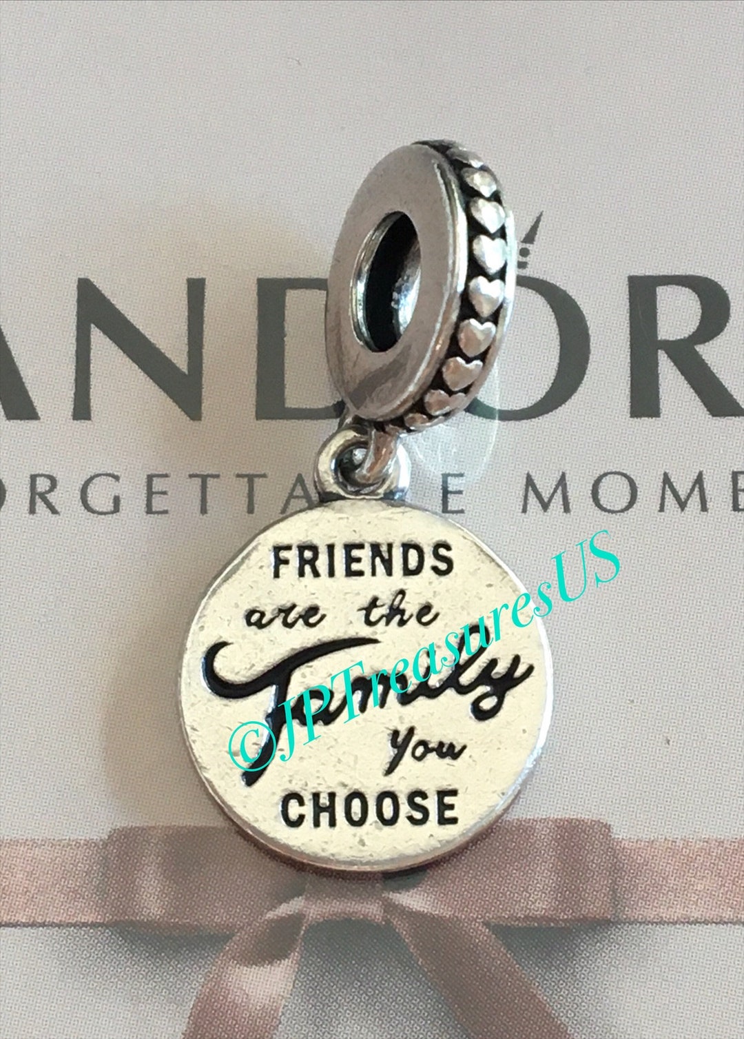Authentic Pandora Friends Are Family Dangle Charm Pandora Friends ...