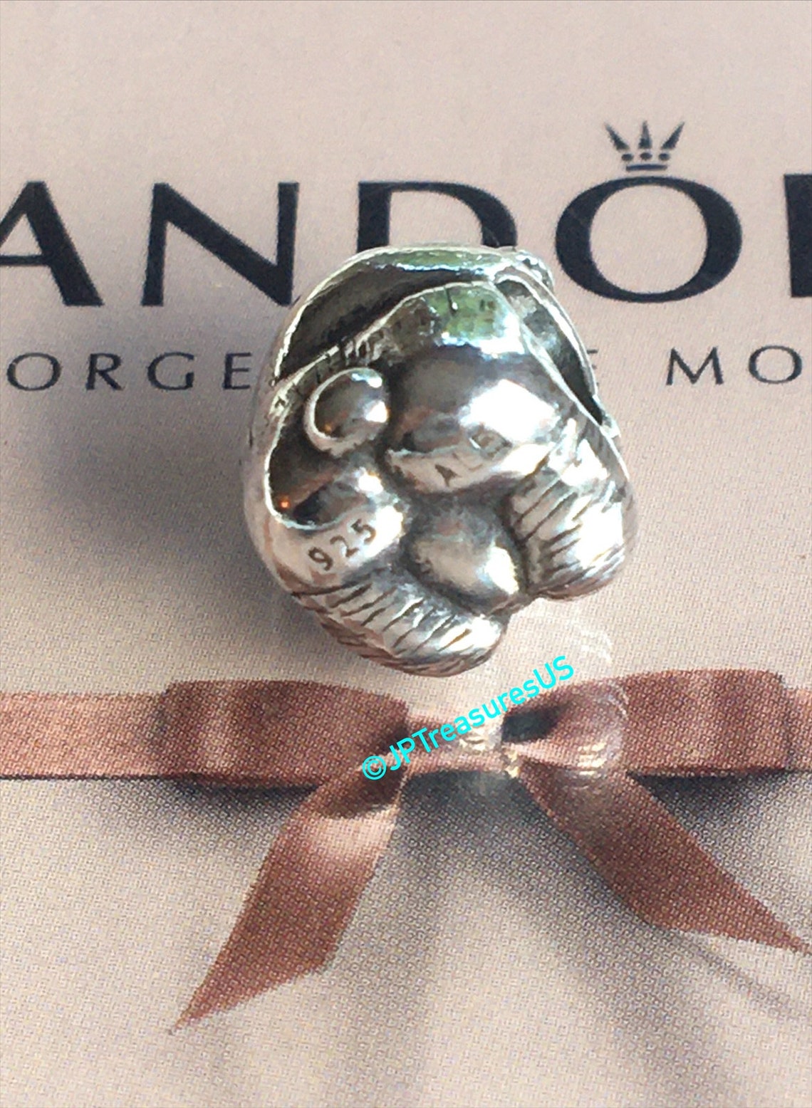 Authentic Pandora Panda Bear Charm Retired Pandora Charm | Etsy