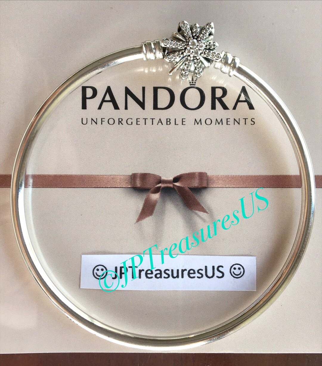 Authentic Pandora Bangle Bracelet Fireworks CZ Clasp 8.3 21cm the Best is yet to Come Pandora Bracelet Limited Ed Bangle Free Shipping Etsy