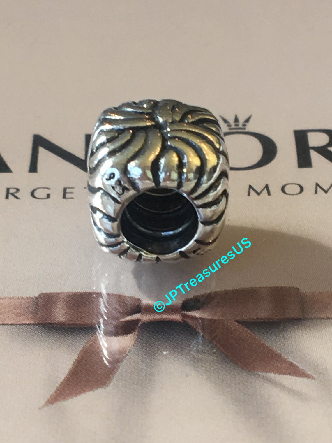 Authentic Pandora Square Swirls Current Charm Pandora Retired | Etsy