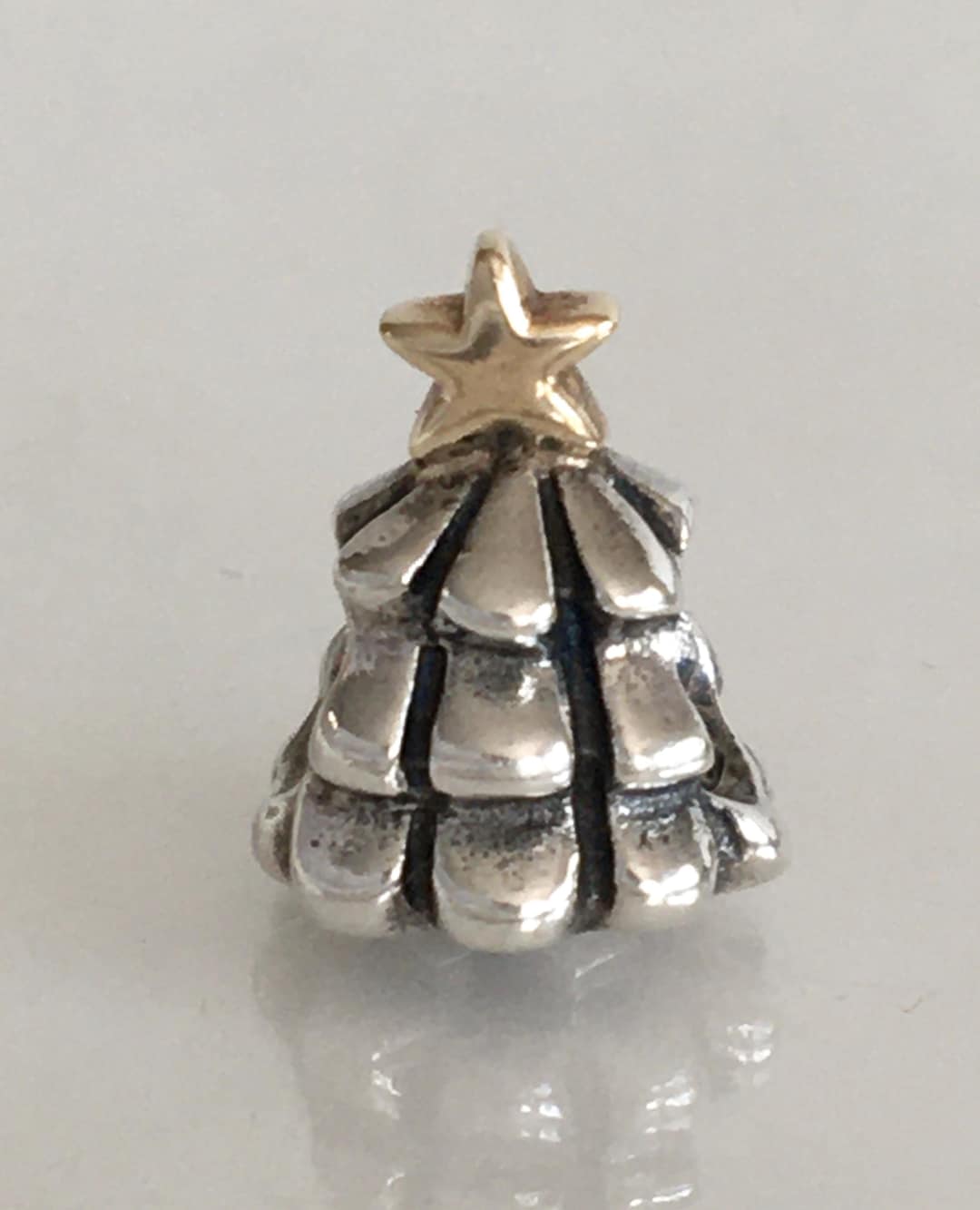 Pandora Christmas Tree Charm Two Tone Retired Pandora Tree Charm Free ...