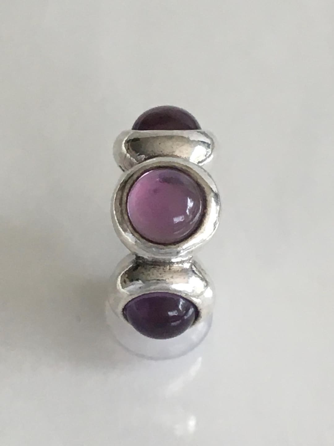Pandora Amethyst Twilight Kiss Spacer Charm Retired Pandora Charm ...