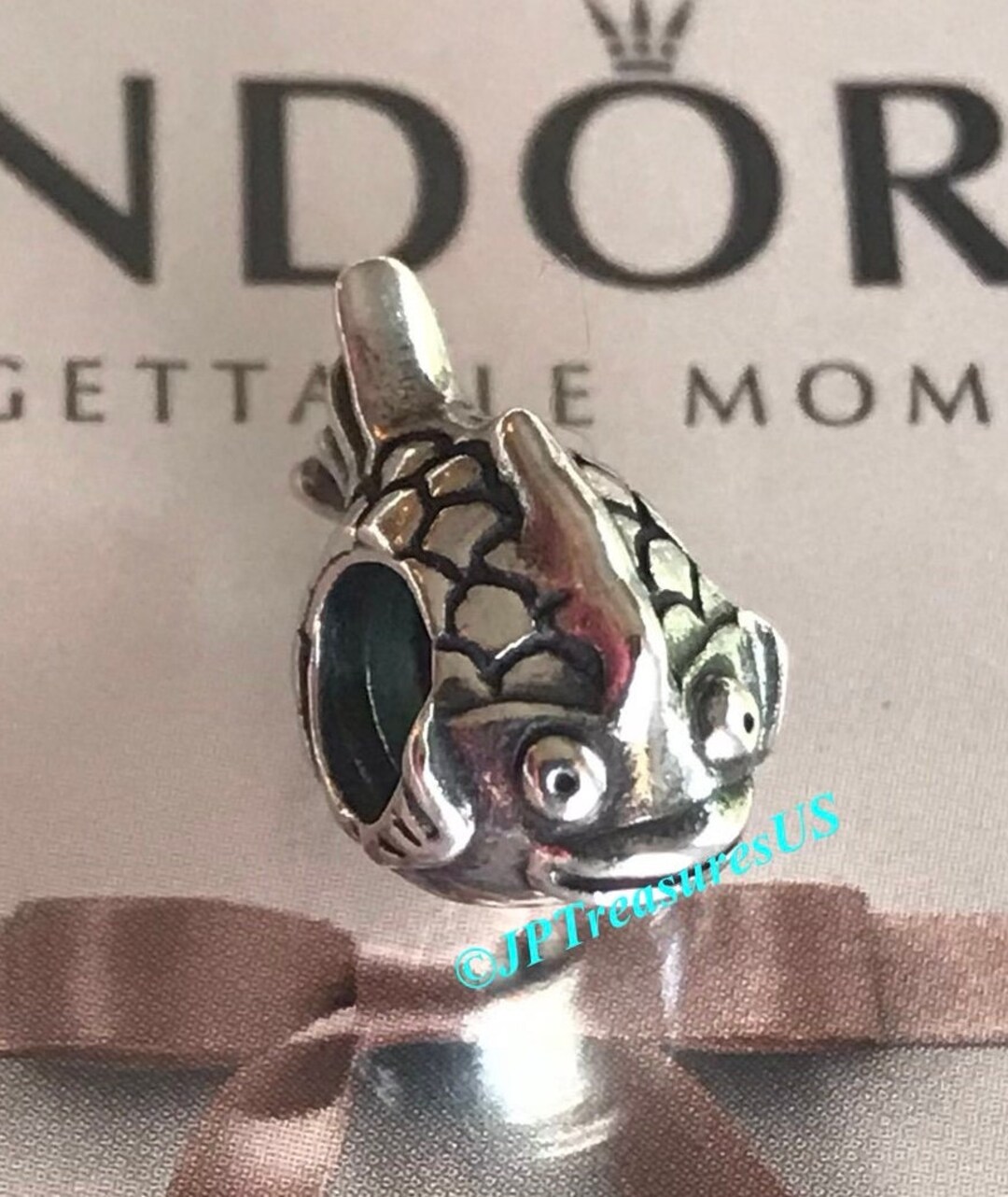 Authentic Pandora Happy Fish Charm Retired Pandora Fish Charm Pandora ...