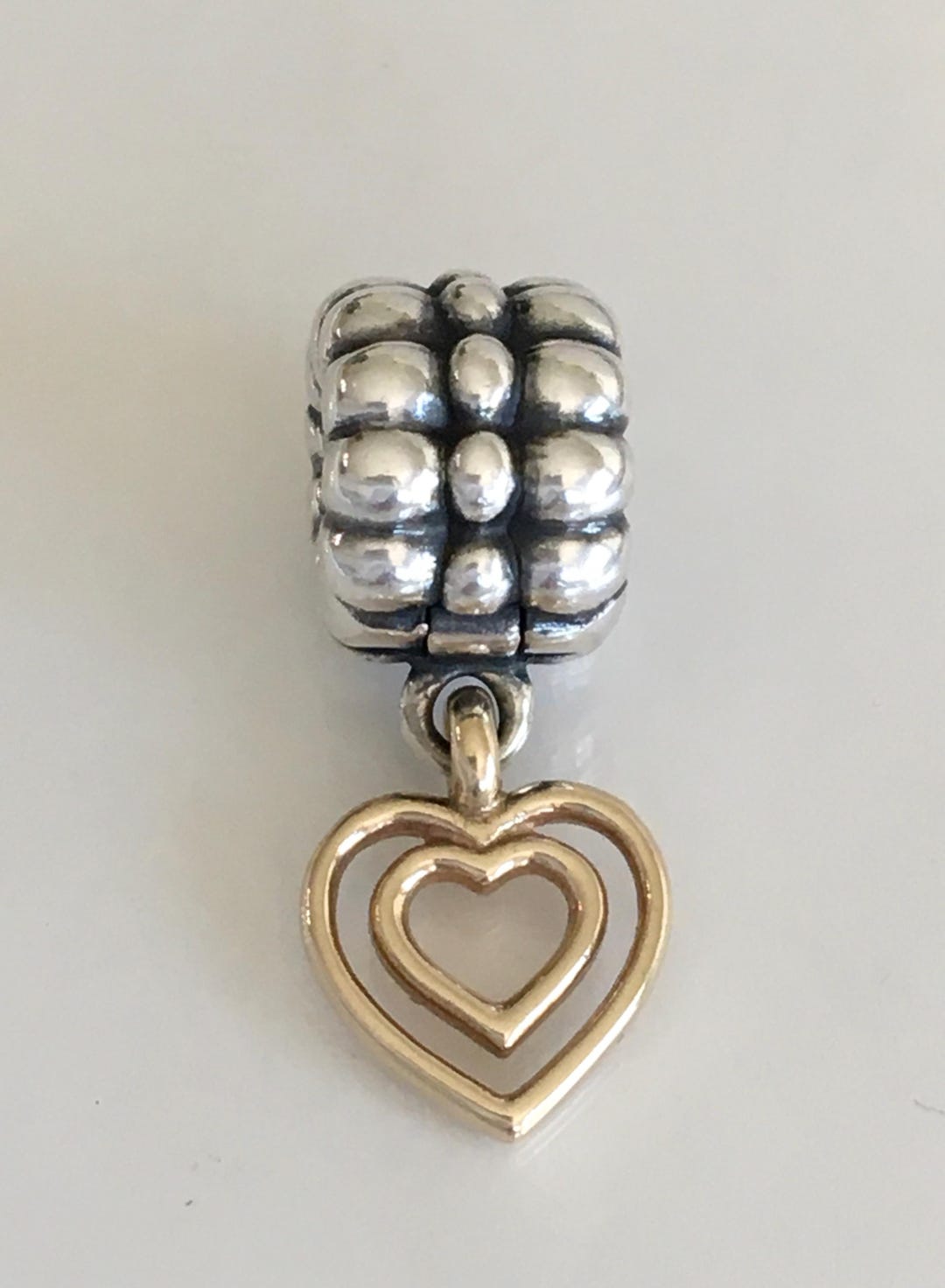 Pandora Heart of Hearts Dangle Clip Pandora Two Tone Clip Retired ...