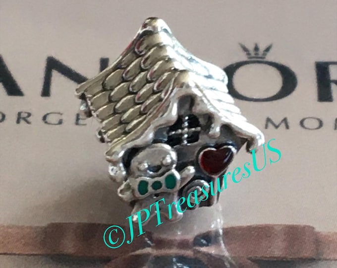 Authentic Pandora Gingerbread House Charm With Enamel Pandora Christmas ...