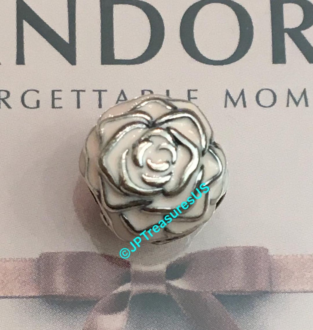 Authentic Pandora Rose Garden Love Clip Enamel Pandora Flower Clip ...