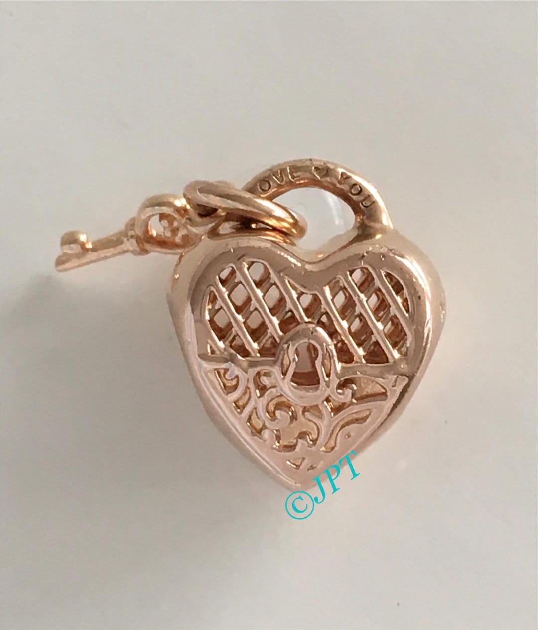 Pandora Love You Heart Padlock Charm Rose Gold Plated Pandora Lock ...