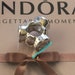 Authentic Pandora Clear Cats Eye Oval CZ Charm Retired Pandora Charm ...
